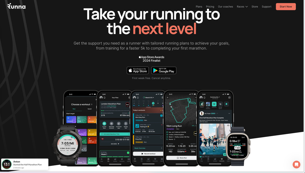 Runna跑步软件介绍